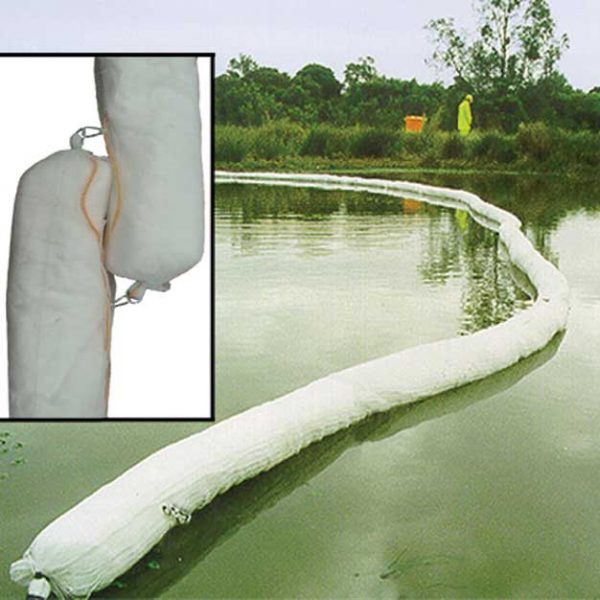 Hydrocarbon Absorbent Floating Boom – 3m x 125mm | Spill Station
